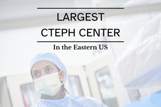 Chronic Thromboembolic Pulmonary Hypertension (CTEPH) | Temple Health